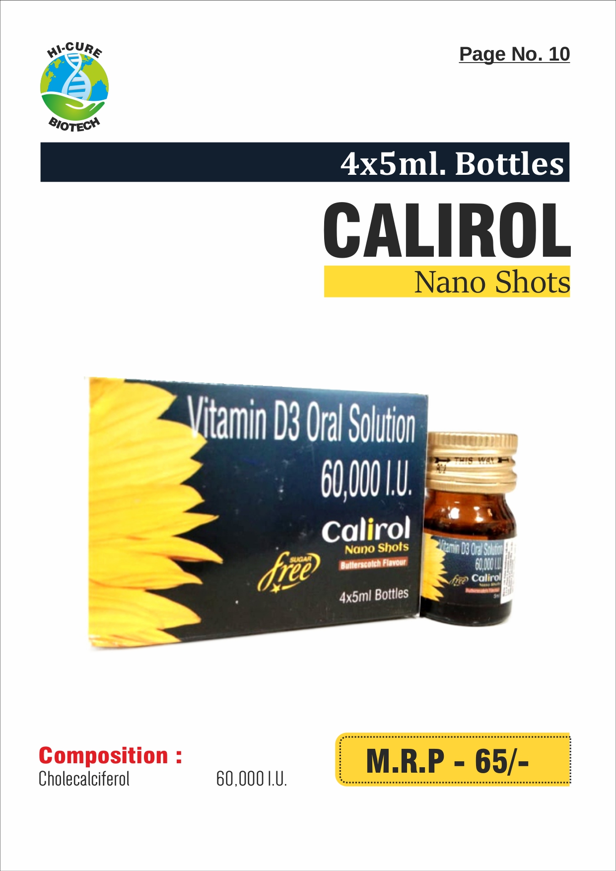 CALIROL-NANO SHOT | Hi-Cure Biotech