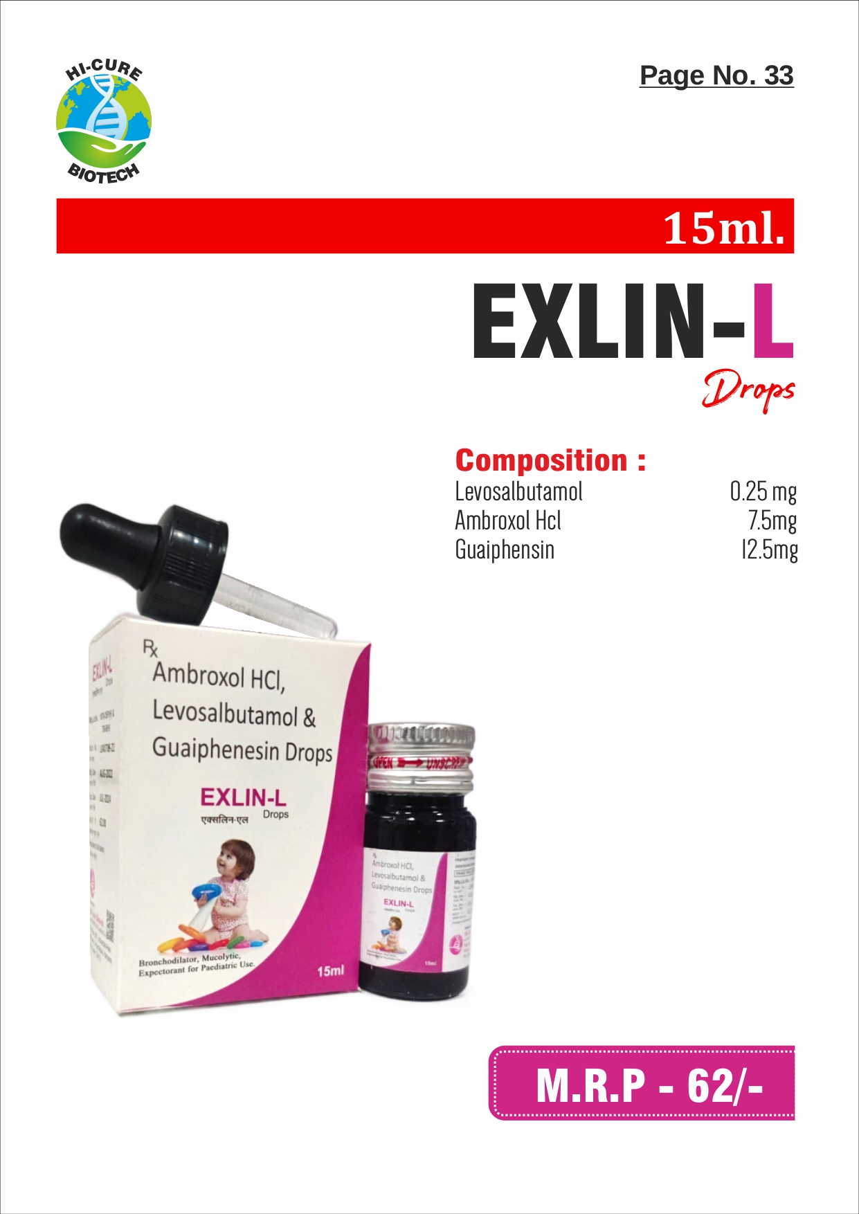 EXLIN-L DROPS | Hi-Cure Biotech