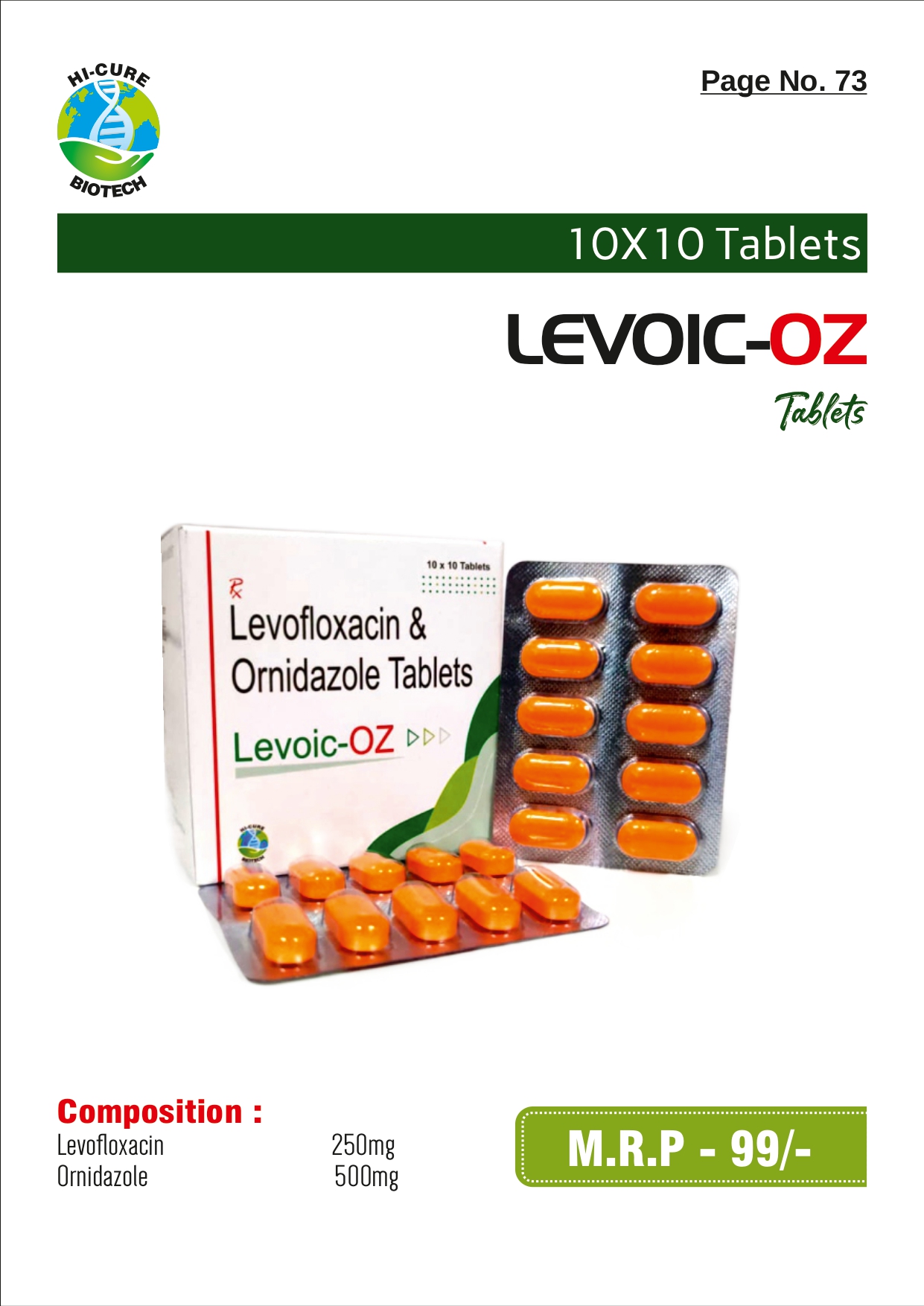LEVOIC-OZ - Hi-Cure Biotech