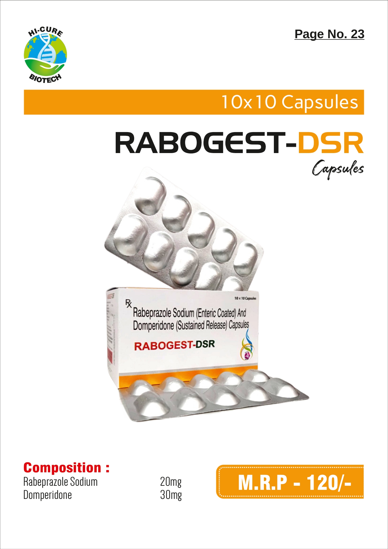 RABOGEST-DSR CAPSULES | Hi-Cure Biotech